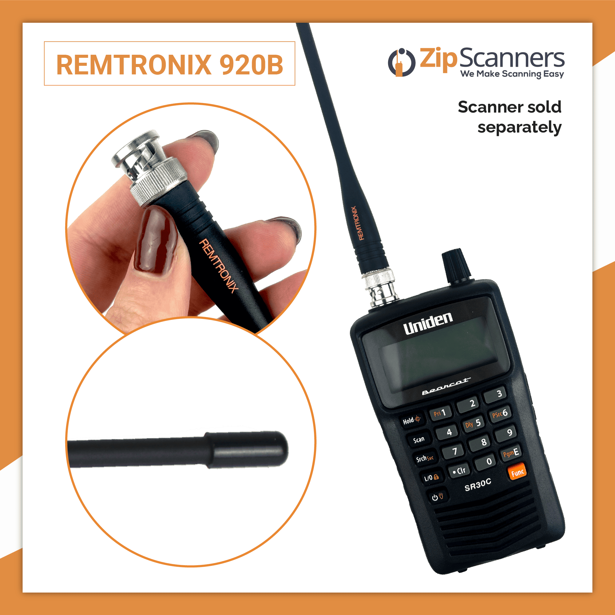 Remtronix Police Scanner Antenna | Best Police Scanner Radio Antenna