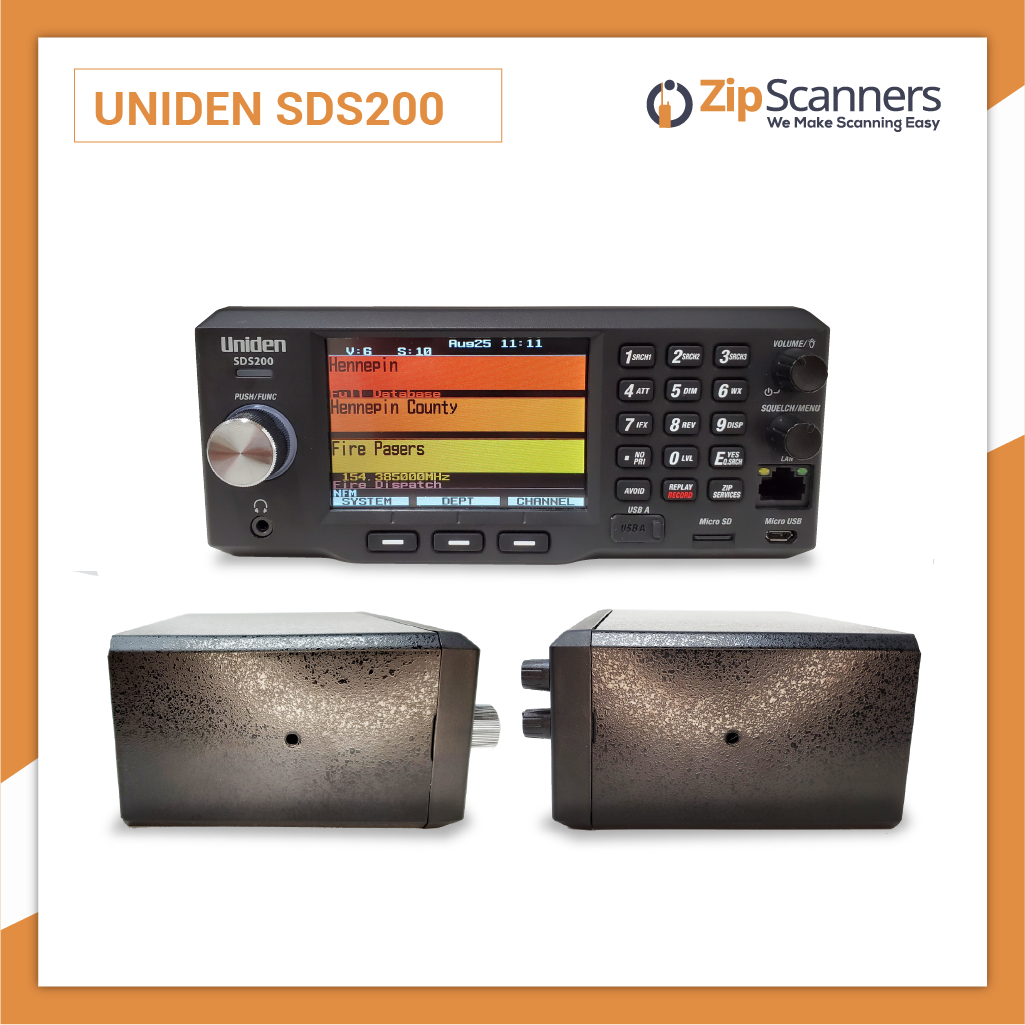 Police Scanner Sale | Best Scanner + FREE Programming | Uniden SDS100