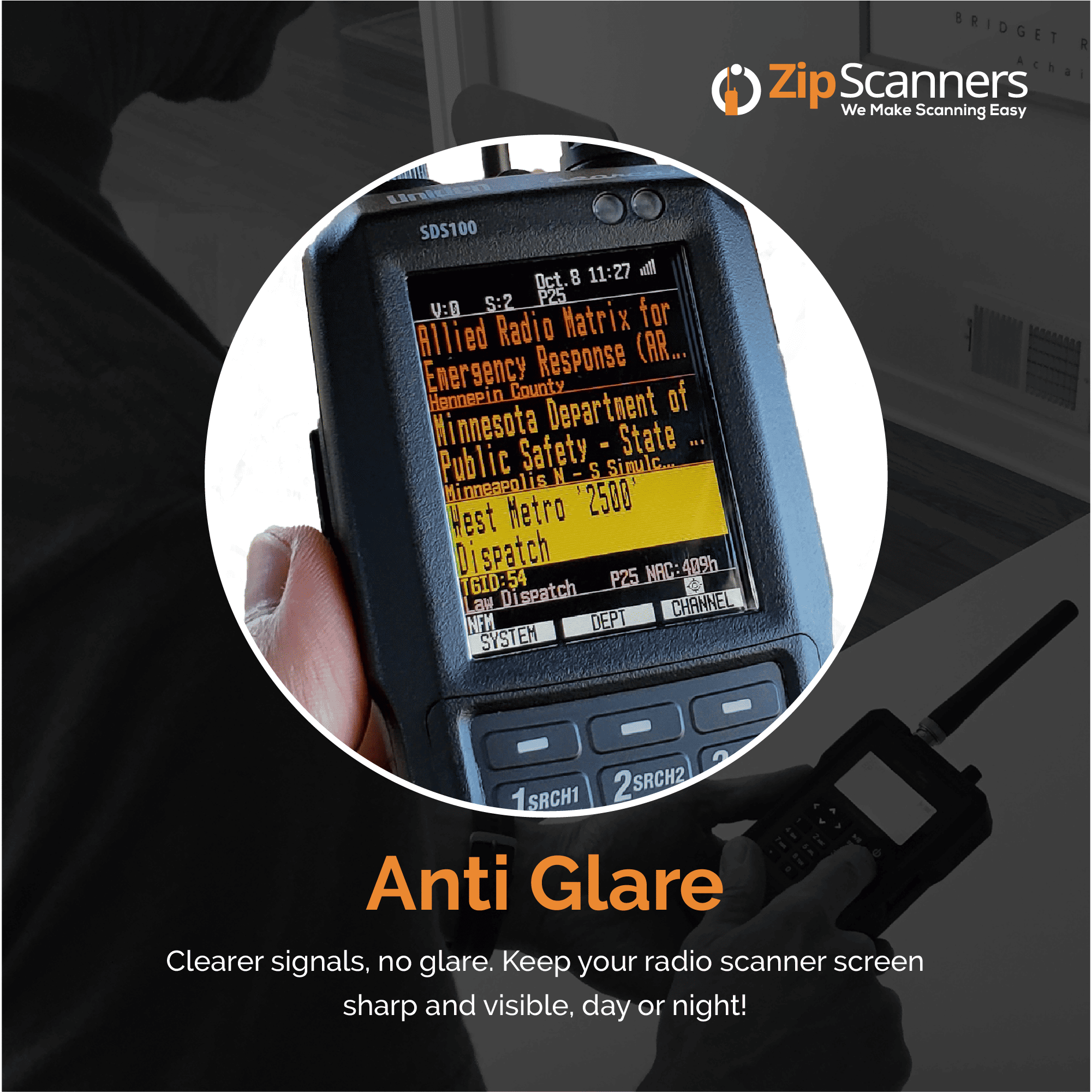 Screen Protectors for Police Scanner Radios | Protect Uniden Scanners
