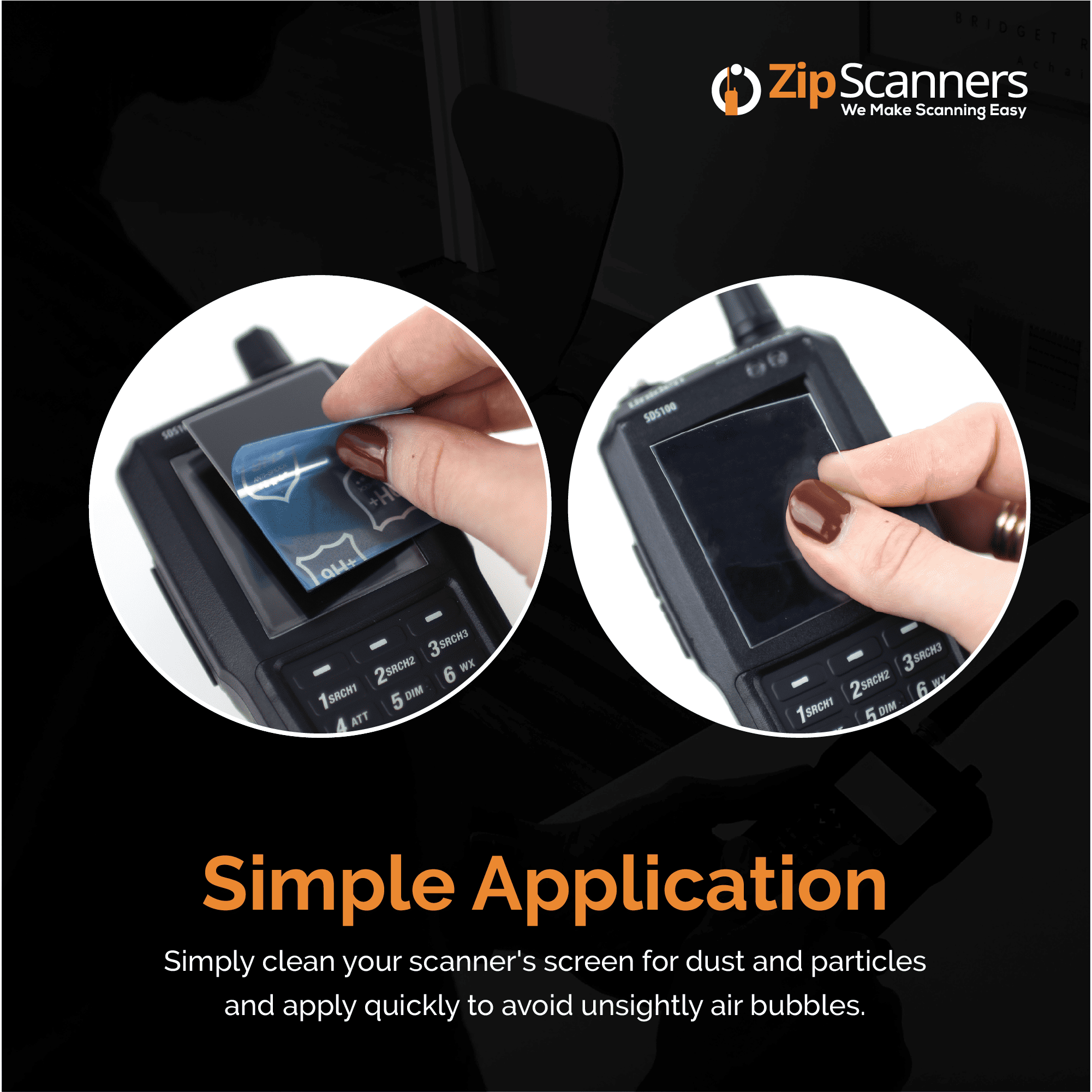 Screen Protectors for Police Scanner Radios | Protect Uniden Scanners