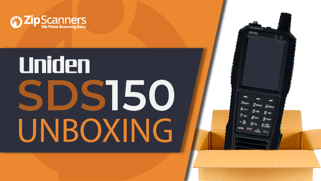 Uniden SDS150 Police Scanner Radio | Uniden Digital Handheld Scanner