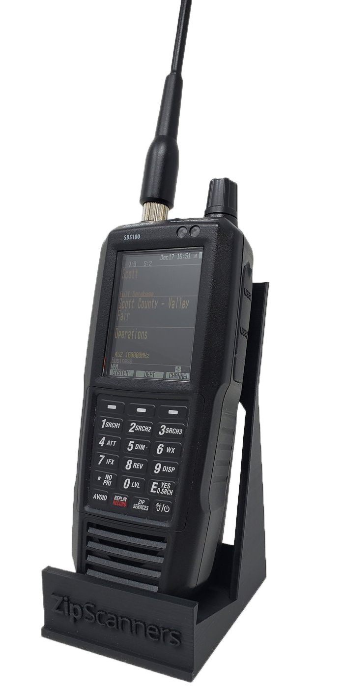Desktop Stand for Handheld Police Scanner Radios | Uniden & Whistler