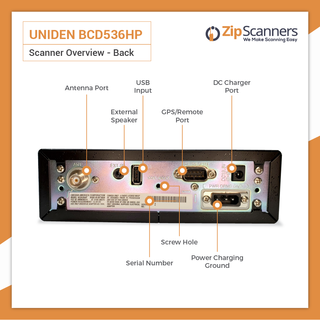 BCD536HP Police Scanner | Uniden Digital Base/Mobile Scanner