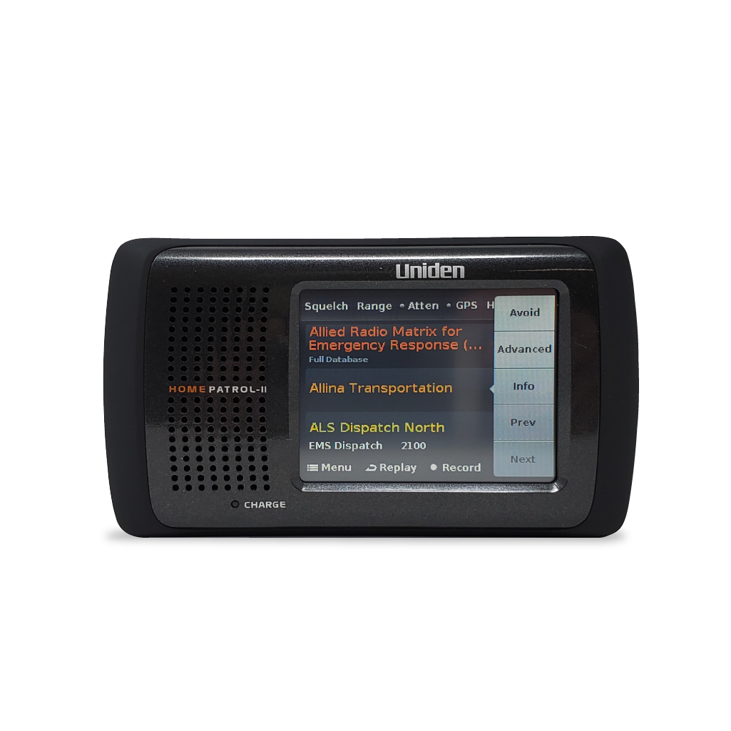 HomePatrol 2 Police Scanner | Uniden Digital Base Scanner