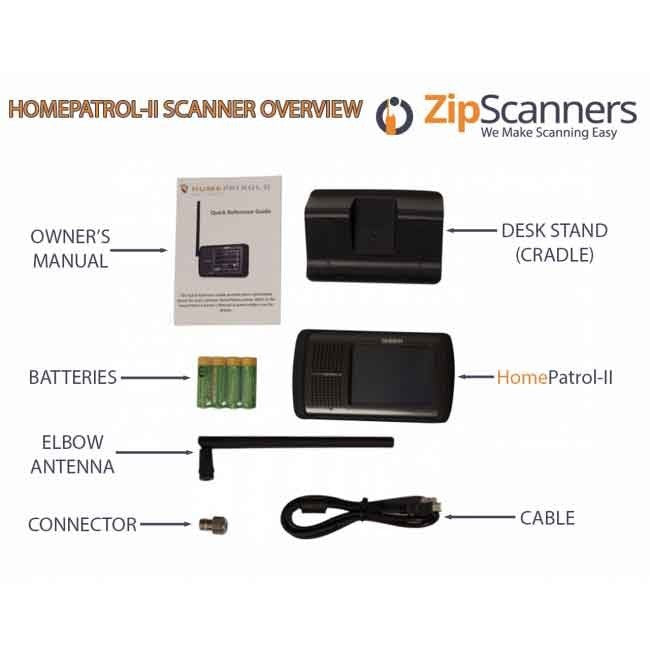 HomePatrol 2 Police Scanner | Uniden Digital Base Scanner