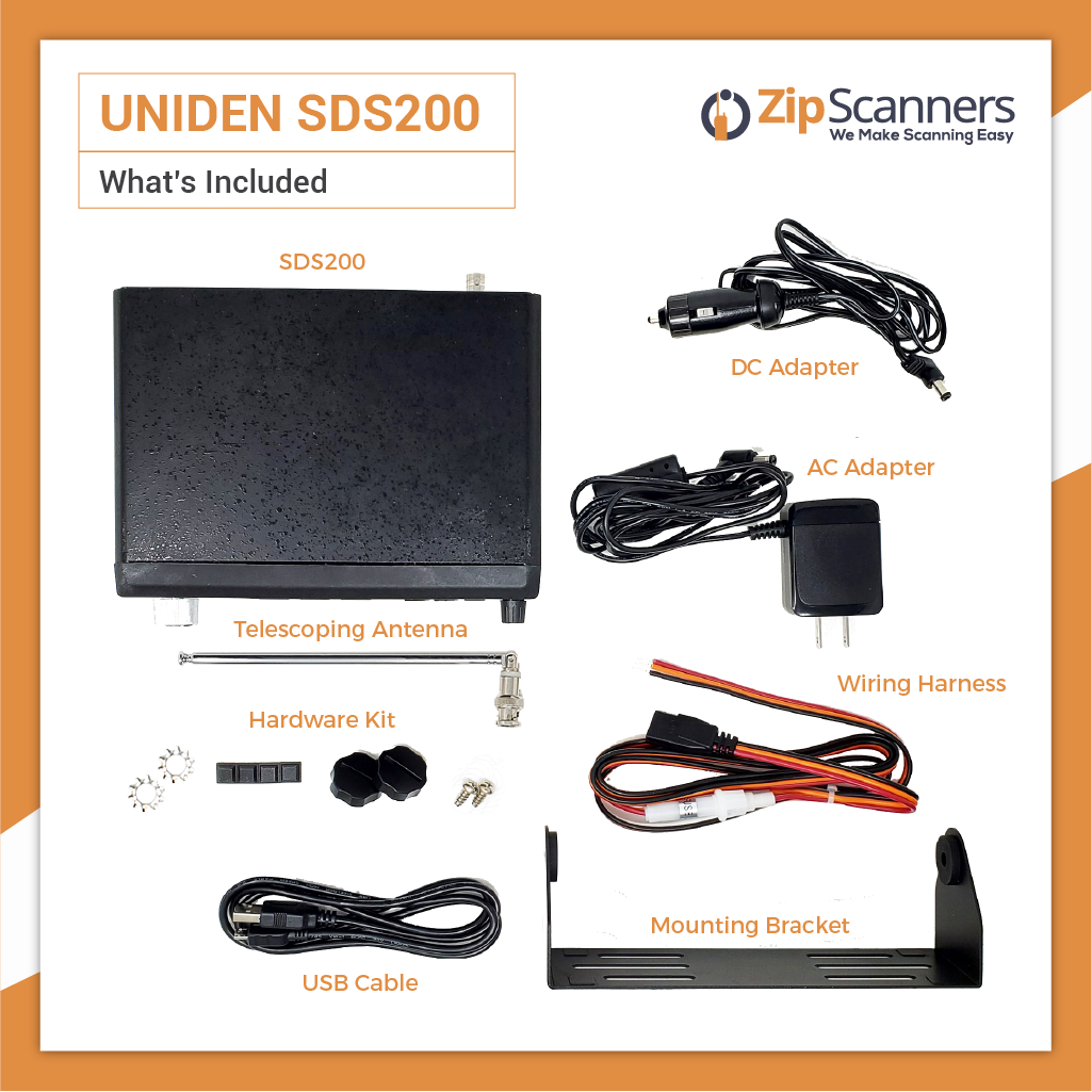SDS200 Police Scanner | Uniden Digital Base/Mobile Scanner