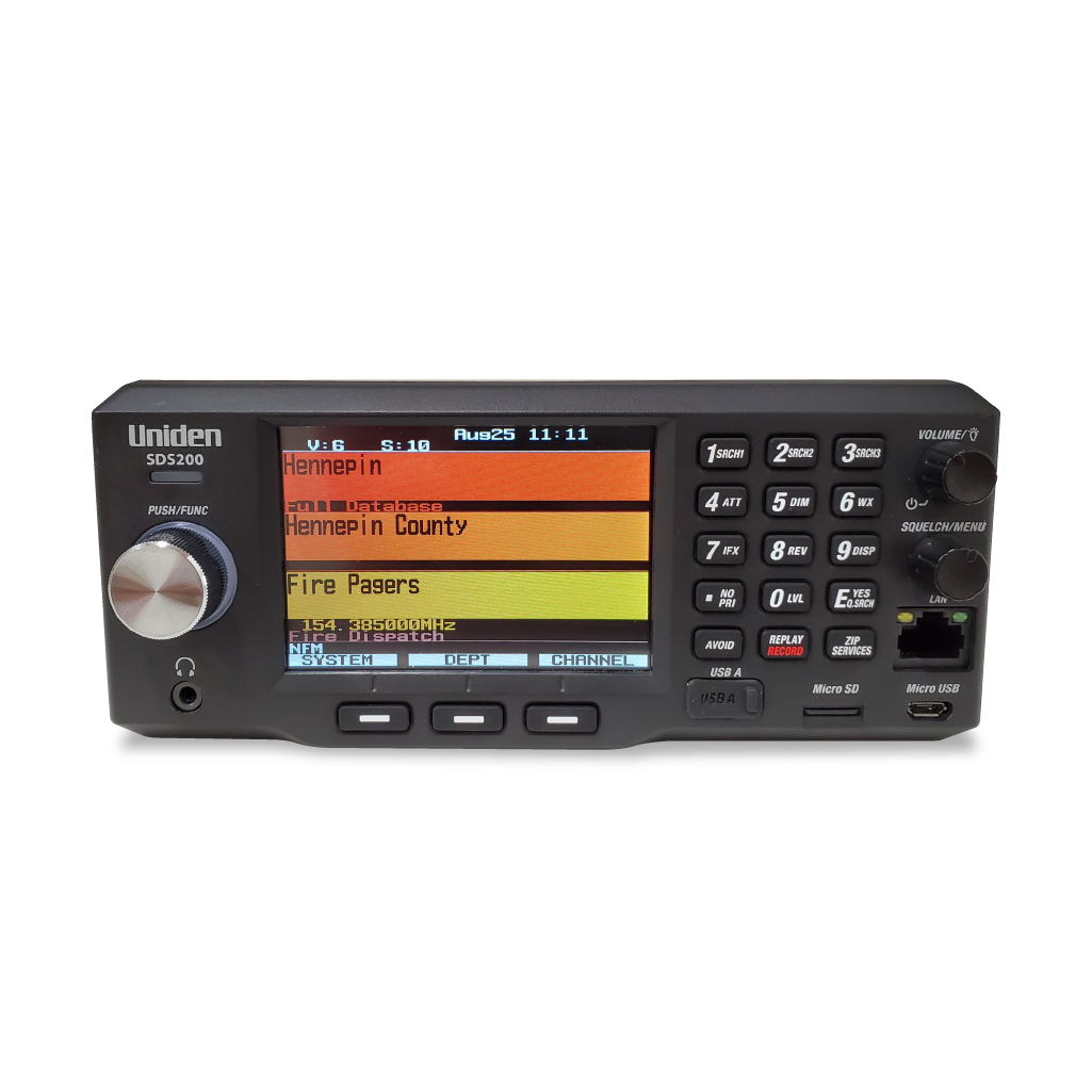 SDS200 Police Scanner | Uniden Digital Base/Mobile Scanner