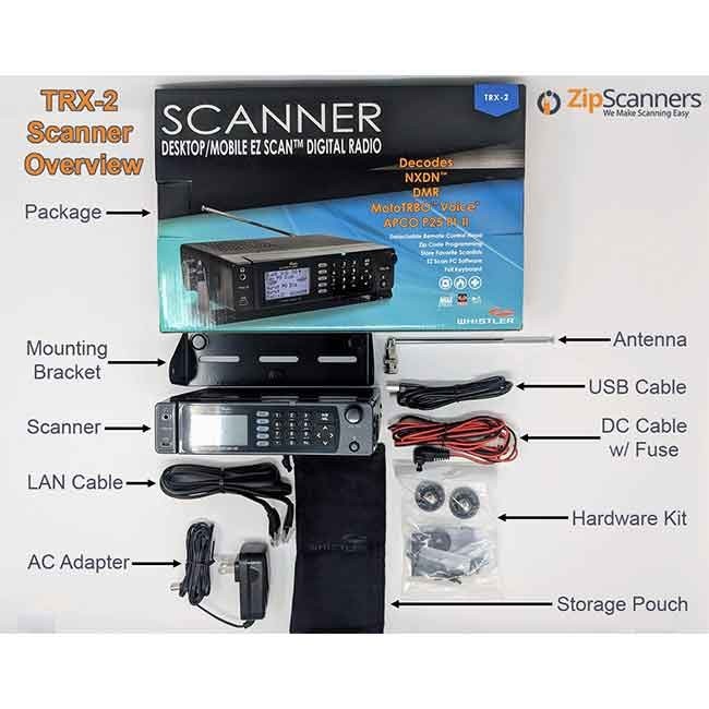 TRX-2 Police Scanner | Whistler Digital Base/Mobile Scanner