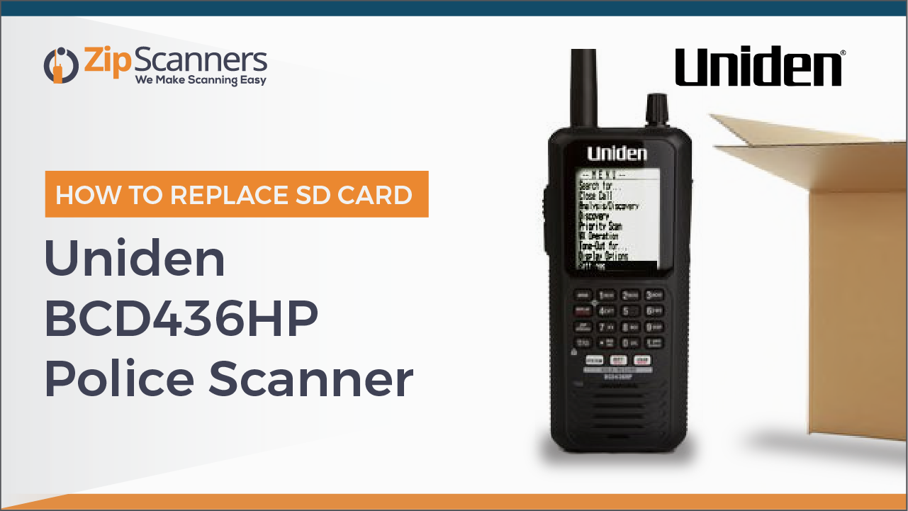 Police Scanner Memory Card | SD Card for Digital Scanners