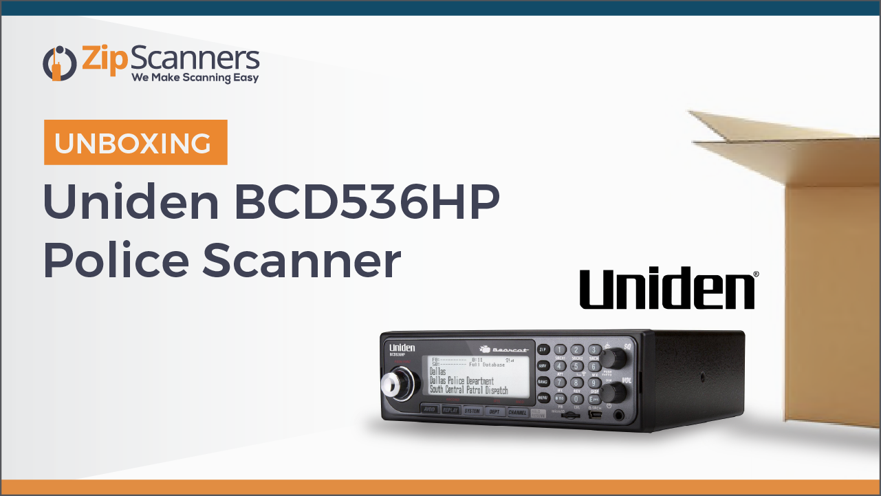 BCD536HP Police Scanner | Uniden Digital Base/Mobile Scanner