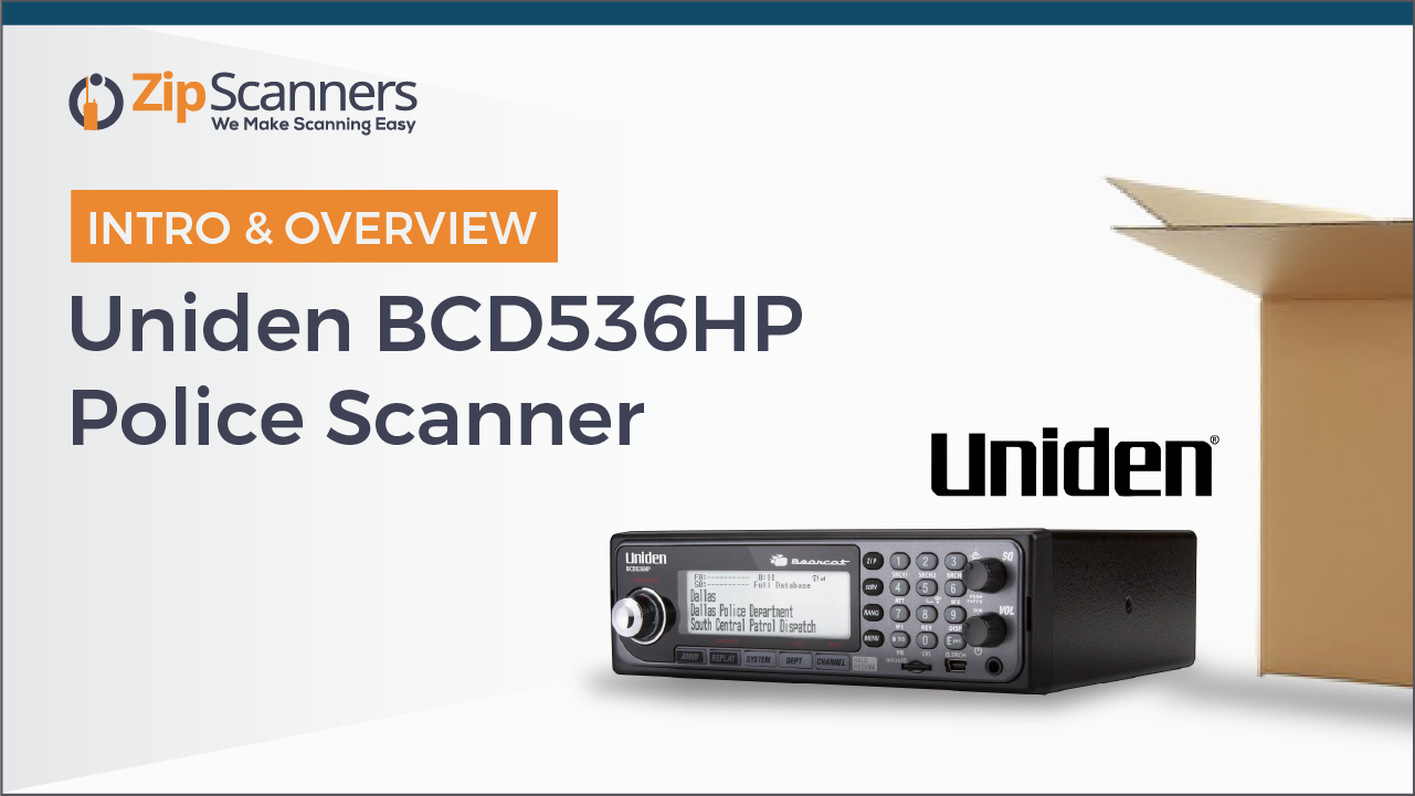 BCD536HP Police Scanner | Uniden Digital Base/Mobile Scanner