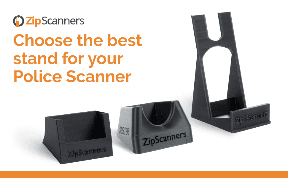 Desktop Stand for Handheld Police Scanner Radios | Uniden & Whistler