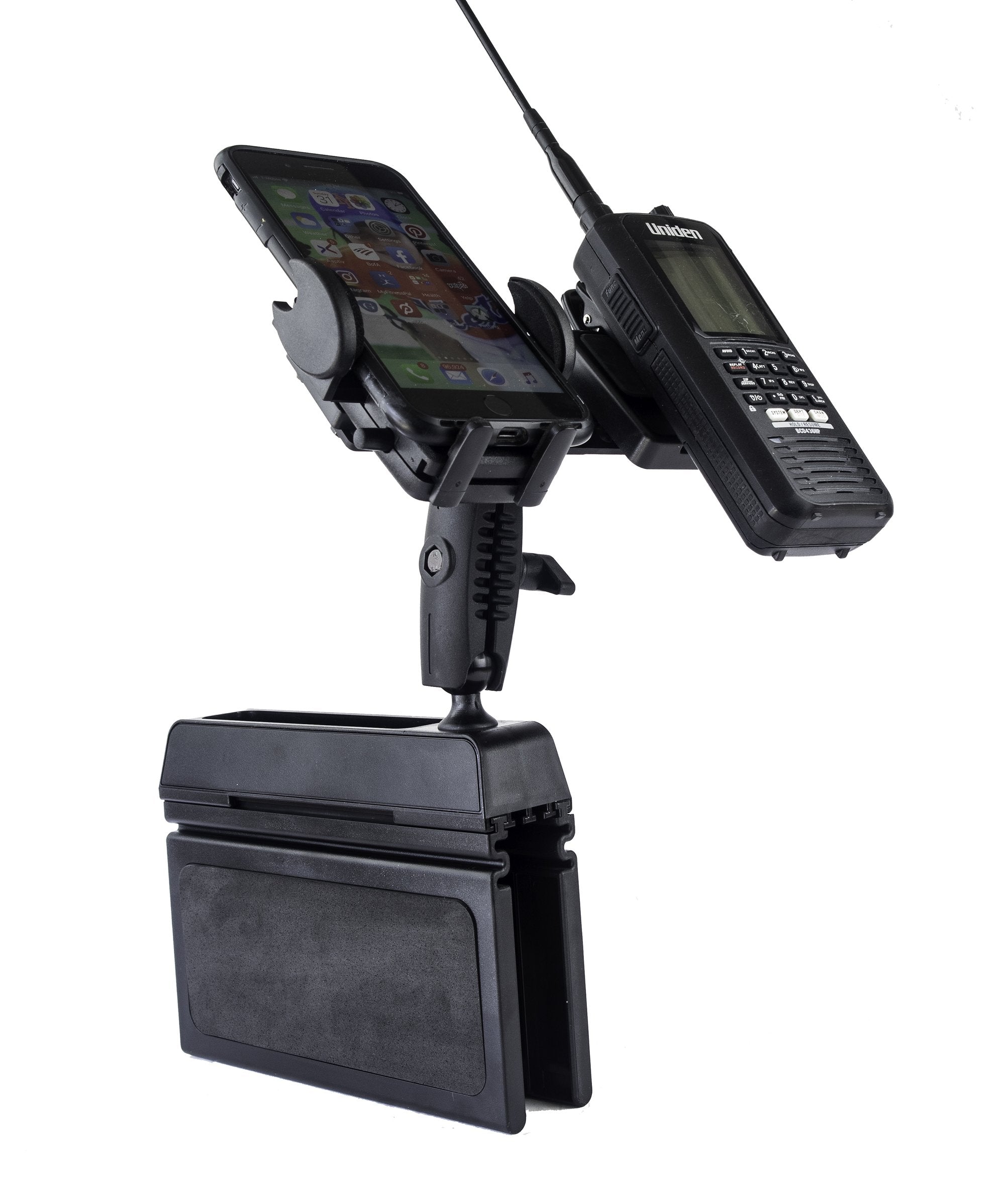 Hands-Free Vehicle Mounts for Uniden SDS100 Police Scanner Radio